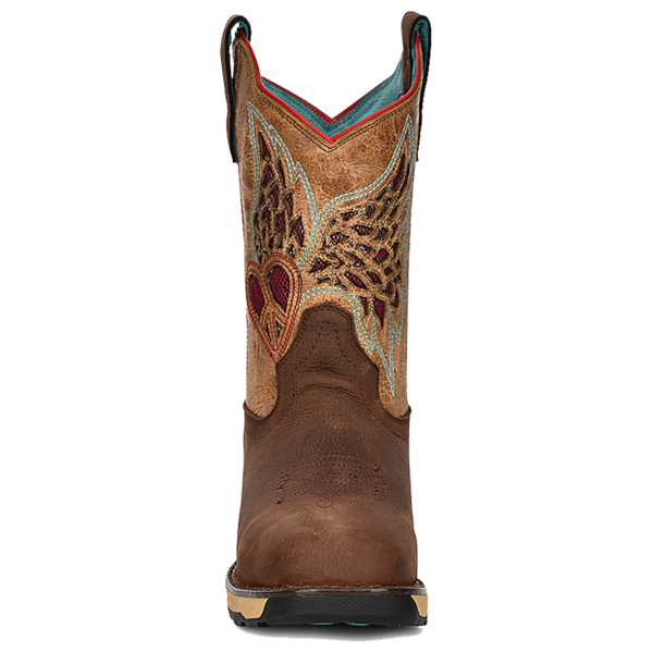 Women's Corral Composite Toe Heart & Wings Western Work Boot